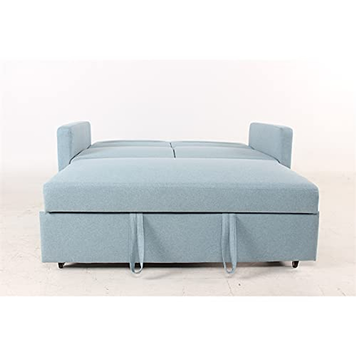 Kingway Furniture Bhrampton Microfiber Sleeper Sofa in Light Blue