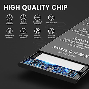 TQTHL [3300mAh] Battery for iPhone 7 Replacement, (2023 New Version) High Capacity New 0 Cycle Batteries Only for A1660 A1778 A1779 with Professional Tool Kit