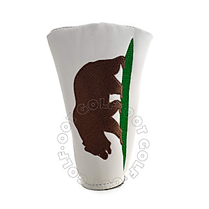 California Republic Blade and Mid Mallet Putter Headcover, White