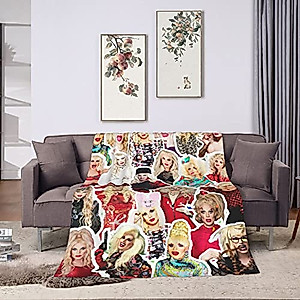 Blankets Katya Zamolodchikova Soft and Comfortable Warm Fleece Throw Blankets Yoga Blankets Beach Blanket Picnic Blankets for Sofa Bed Camping Travel