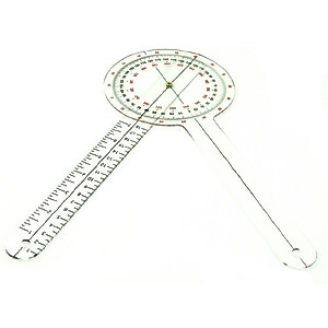 12" & 8" PROTRACTOR GONIOMETER SET by AMS