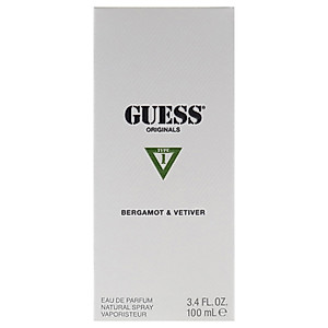 Guess Originals Type 1 Bergamot and Vetiver for Unisex - 3.4 oz EDP Spray