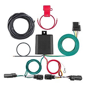 CURT 56448 Vehicle-Side Custom 4-Pin Trailer Wiring Harness, Fits Select Ford Escape,Black