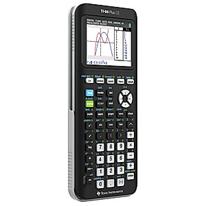 Texas Instruments® TI-84 Plus CE Color Graphing Calculator, Black/White