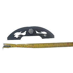 Heavy Duty Weld On Barrel Hinges for DIY BBQ Smoker and Pit - Metal Box Hinges, Weldable Smoker Hinges, and Weld On BBQ Hinges 3 pieces set with bolt and lock nut , flame design laser cut