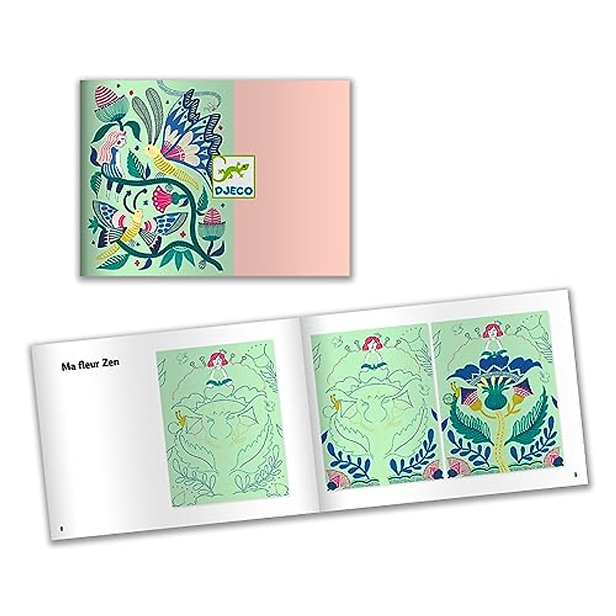 DJECO Scratch Cards Art Kit - Fantasy Garden