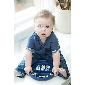 Bella Tunno Wonder Plate - Silicone Suction Plates for Baby and Toddler Plates, Microwave and Dishwasher Safe Food-Grade BPA Free Silicone, Hangry