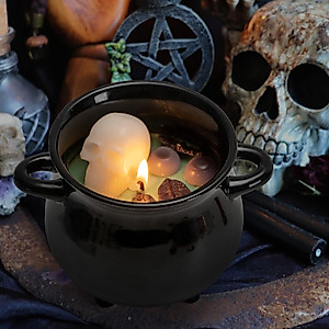 Halloween Witches Candle Cauldron Decorations Indoor - Halloween Candles Vintage Farmhouse Gothic Decoration for Home Bar Indoor Room Tables - Unique Gifts for Him Her