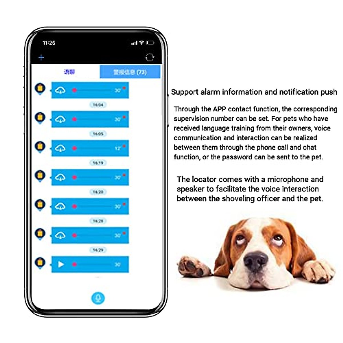 STWAZN Real Time GPS Tracker 4G, Dog/Cat Locator Activity Monitor, 90 Day Ultra Long Track View, Fence Alarm, Lightweight Waterproof Pet Detector，Android/Apple iOS Compatible (Cat)