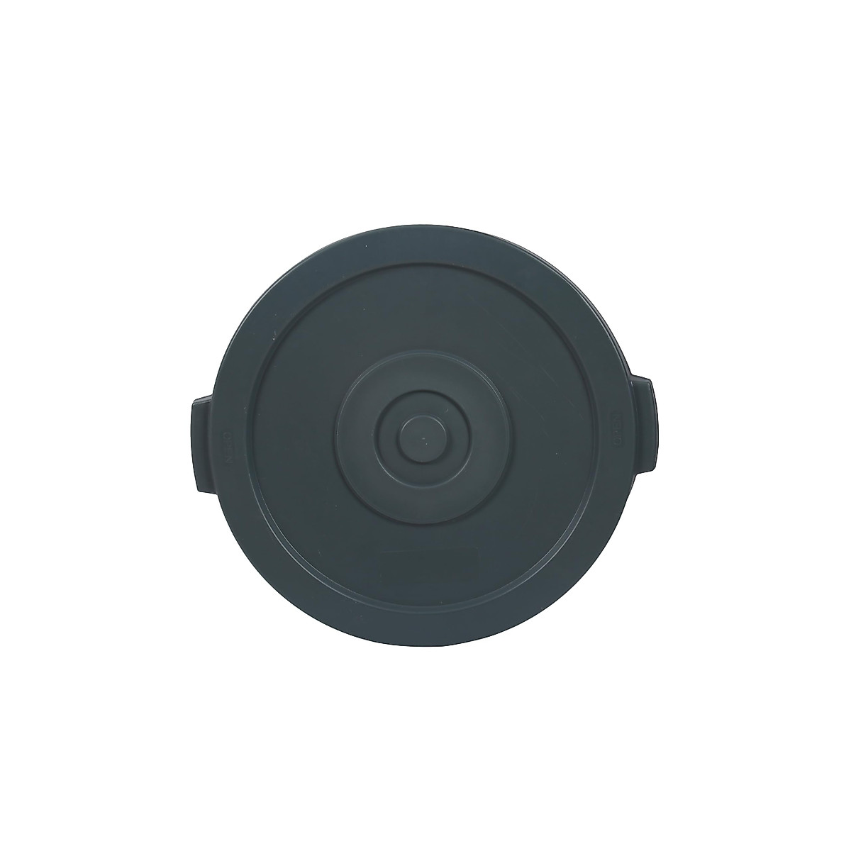 Round Trash Can Lid, Compatible with 32 Gallon Wastebasket Garbage Can, Gray Plastic