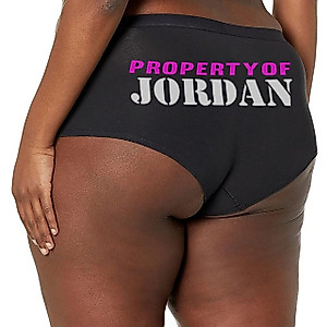 Naughty Custom Property of Daddy Panties – Flirty Premium Cotton Underwear – Sexy Gift Idea Black