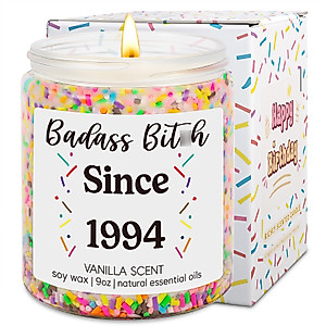 LEADO 30th Birthday Candles - 30th Birthday Gifts for Her, 30 Year Old Birthday Gifts for Women - Happy 30th Birthday, 1994, Funny Turning 30 Gifts for 30th Birthday Woman, Best Friend, Sister