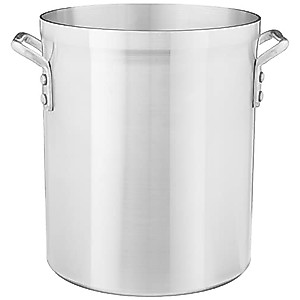 Winco USA - Super Aluminum Stock Pot, Heavy Weight, 16 Quart, Aluminum