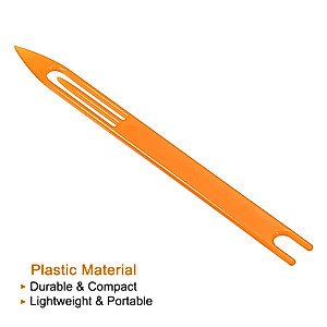 PATIKIL Netting Needle Shuttles 7 Pack Plastic Fishing Net Repair Tool, 3 Color, Size 1# 2# 3# 4# 5# 6# 7#