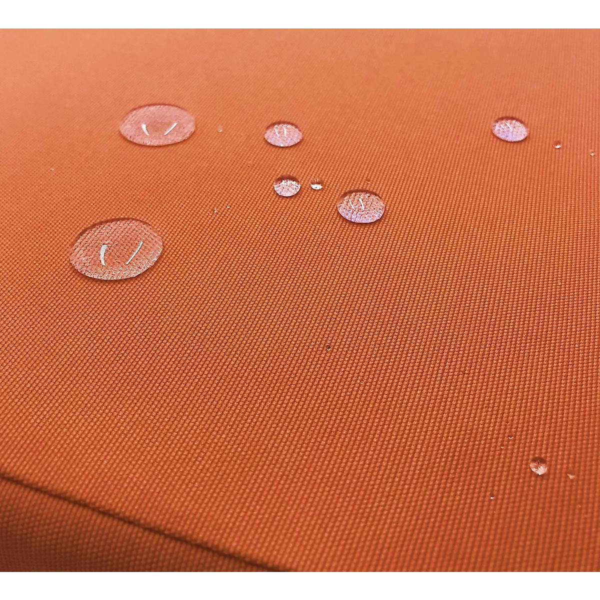 CozyLounge Indoor Outdoor Water Repellent High UV Resistant Patio Chair Cushion Cover (22"x20"x4" (4 Covers), Sunkissed Orange)