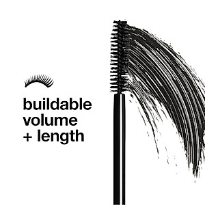 Clinique High Impact Mascara | Lengthening, Volumizing + Safe For Sensitive Eyes, Mini Travel Size, Black, 0.12 Fl Oz