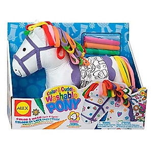 Alex Craft Color and Cuddle Washable Pony Kids Art and Craft Activity