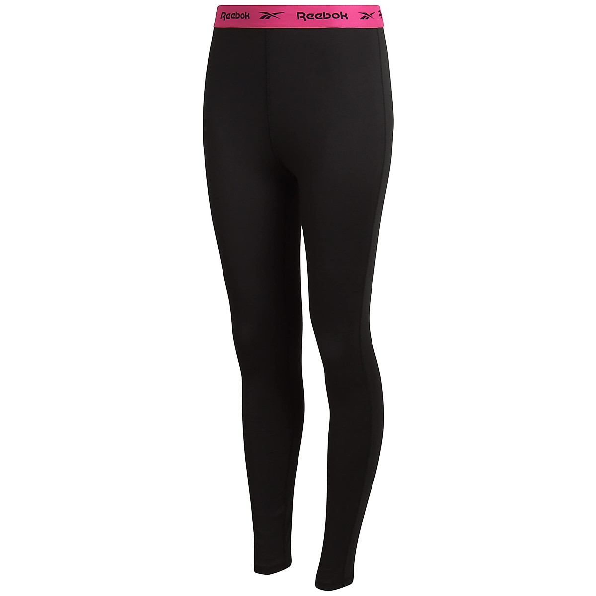 Reebok Women's Performance Leggings - Athletic Base Layer Yoga Pants Leggings (S-XL), Size Medium, Black