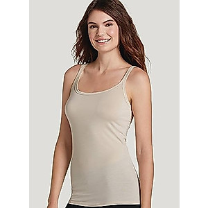 Jockey Women's Undershirt Supersoft Cami, Light Beige, XL