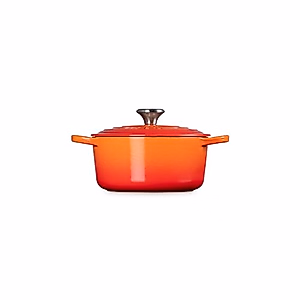 Le Creuset Enameled Cast Iron Signature Round Dutch Oven, 2 qt., Flame