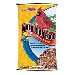 F.M. Brown'S Wild Bird Food, 20-Pound, Value Blend Select Poly-Woven Bag