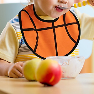 zebrum Waterproof Baby Boy Sports Bibs,Triple Layer-Cotton Front,Plastic Liner,Polyester Fleece Back,Highly Absorbent Drooling Burp Cloths for Boys Girls(5bibs)