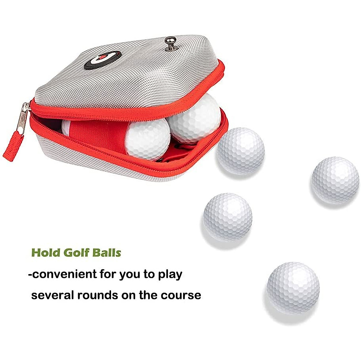 ACHIX Golf Rangefinder Hard Shell Case Compatible with Bushnell/Callaway, Universal Range Finder Carry Bag with Carabiner Belt Clip