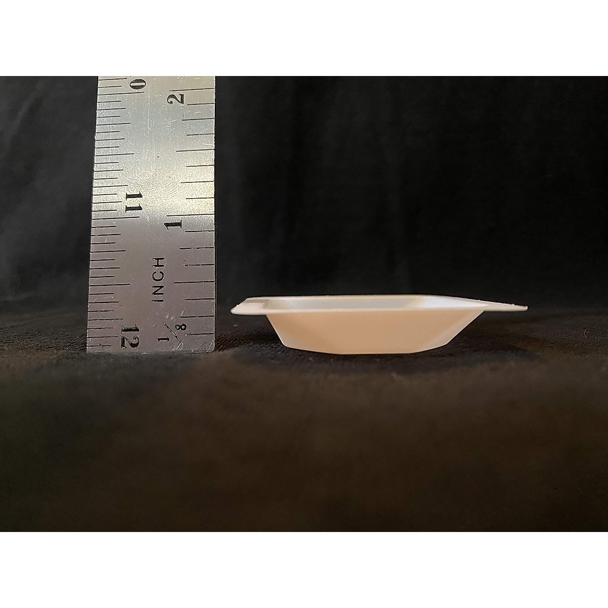 Standard Weighing Boats, W-S46-WH-50, 46mm, Small, White, Pack of 50