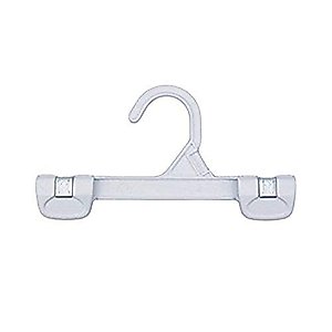NAHANCO 1681/8W Snap Grip Plastic Hook Skirt/Slack Hanger, 8", White (Pack of 200)