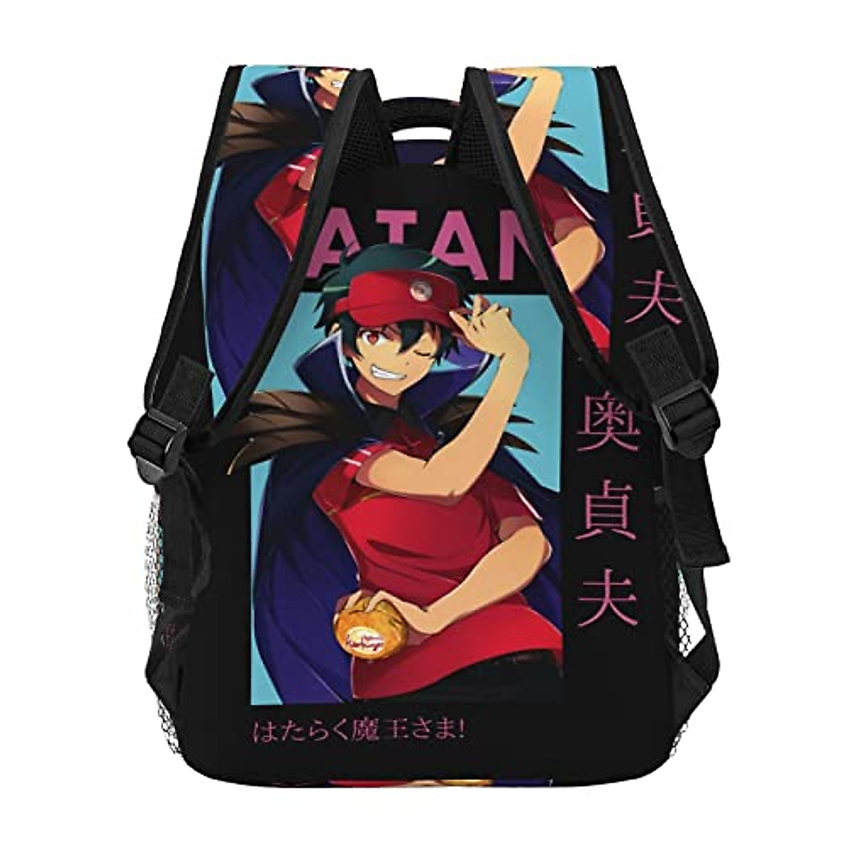 Anime The Devil Is A Part Timer! Laptop Backpack College Bookbag Travel Casual Daypack Boys Girls