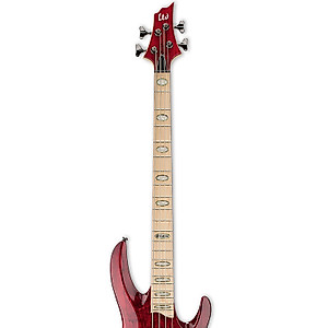 ESP LRB1004SMSTR-KIT-2 RB Series RB-1004SM STR 4-String Electric Bass, See Thru Red