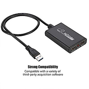 Video Live HD Capture Card HD Video Capture Card USB 3.0 1080P High Speed Capture Card for Live Game