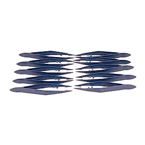 First Voice TS-4917-10 Plastic Forceps/Tweezers (Pack of 10)