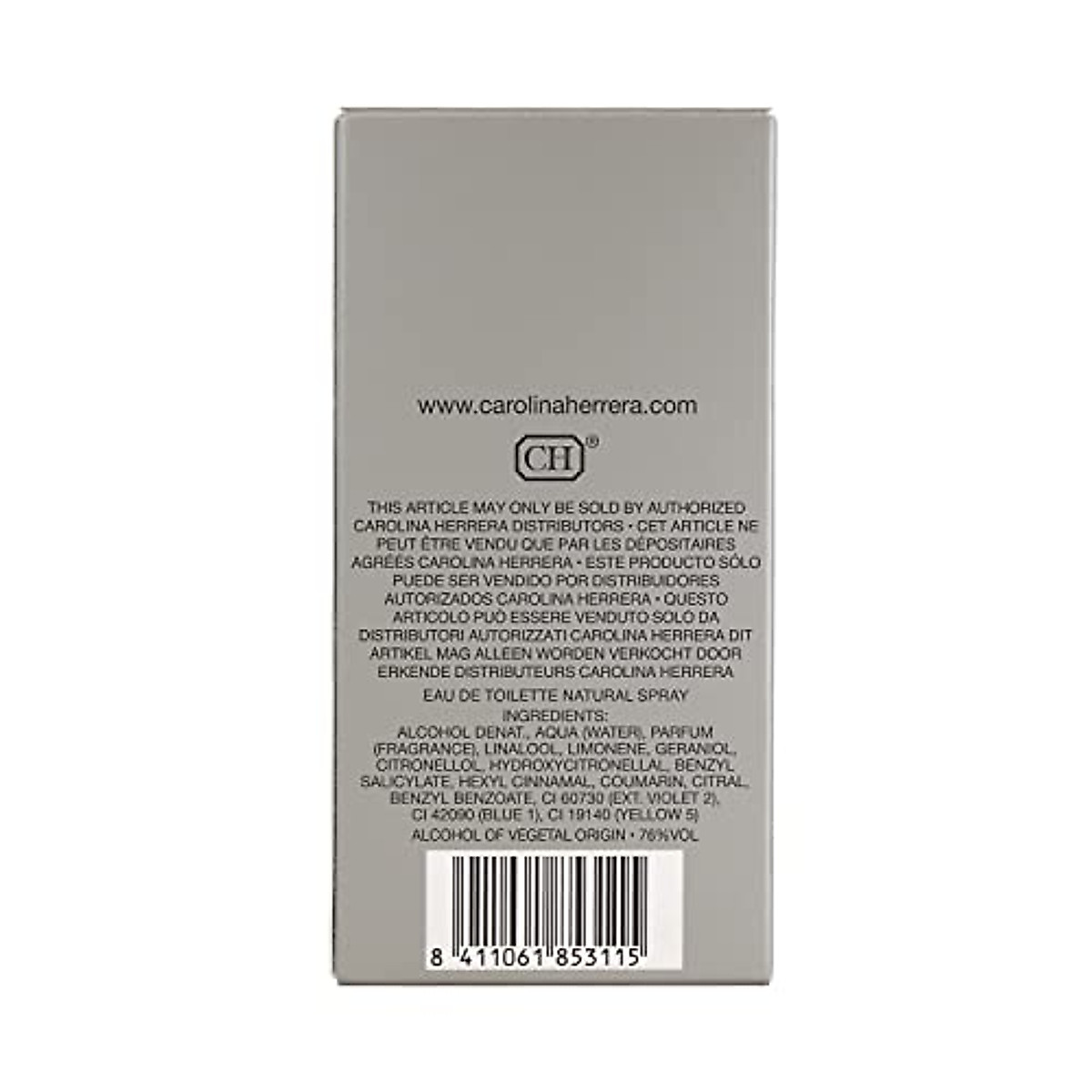 212 Nyc For Men/Carolina Herrera EDT Spray 1.0 oz (30 ml) (m)