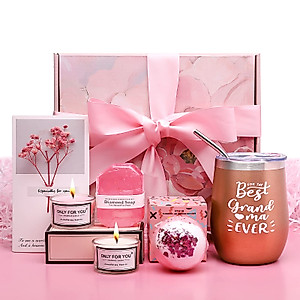 Grandma Gifts, Birthday Gifts for Women, Gifts for Grandma, Christmas Gift Basket for Women Mom, 60th, 70th, 80th Grandma Mothers Day Birthday Gift for Her, Grandparents Day Gift - Best Grandma Ever