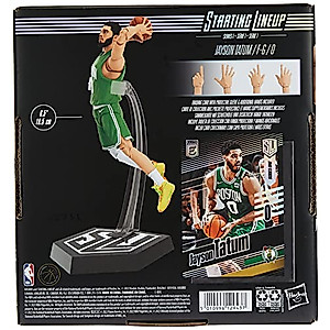 Hasbro Starting Lineup NBA Series 1 Jason Tatum Jayson Tatum 6" (15cm) Size Action Figure with Exclusive Panini Sports Trading Card Basketball F8188 Authentic