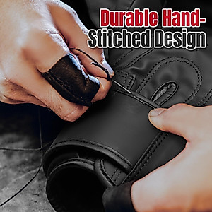 Liberlupus Boxing Training Gloves for Men & Women, Sparring Punching Gloves, Heavy Bag Workout Gloves for Boxing, Kickboxing, Muay Thai, MMA