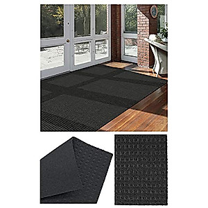 KOECKRITZ Waffle Pattern Indoor/Outdoor Custom Cut and Made-to-Order Light Weight Balcony Cover Area Rugs for Patios, Decks, Balconies. Stop Dropping Things On Your Neighbors Balcony.