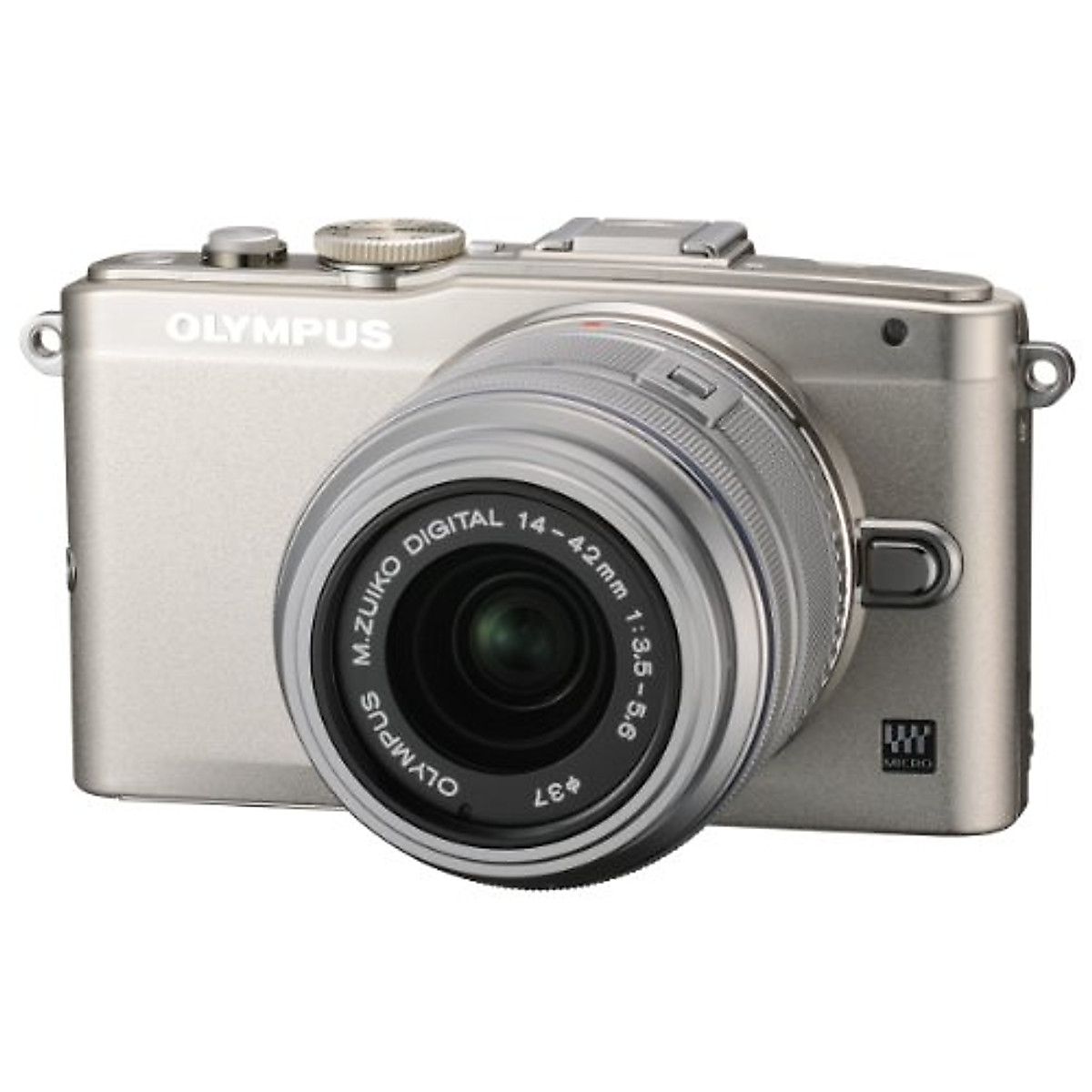 Olympus Mirrorless SLR E-PL6 with M Zuiko Digital 14-42mm Lens (Silver) - International Version