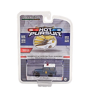 Greenlight 1:64 Hot Pursuit Series 40-1974 DJ-5 - Indianapolis Metropolitan Police Department 42980-A [Shipping from Canada]