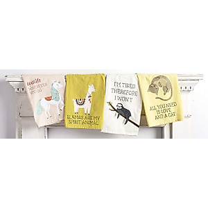 Kitchen Towel - Llamas Are My Spirit Animal