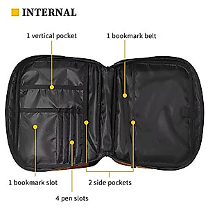 POLERO Horse Bible Cover for Women Kids Scripture Book Cover for Girls Boys Bible Book Carrying Case Church Bag