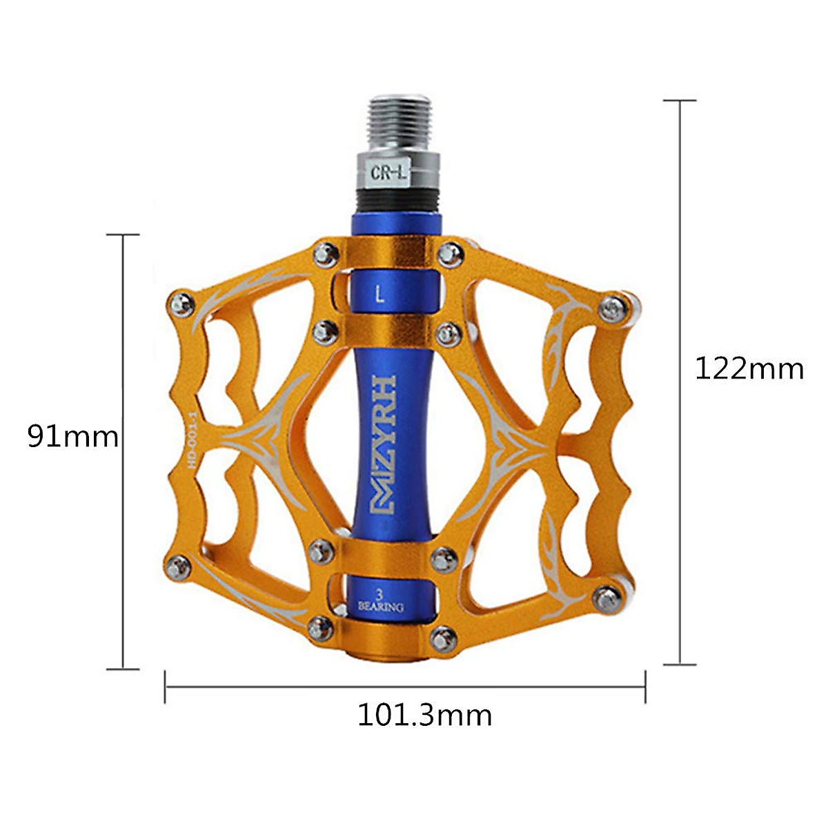 Bike Pedals Mtb Pedals Flat Pedals Cycling Accessories Bicycle Accessories Cycle Accessories Mountain Bike Accessories Bike Accessories gold+blue,free size