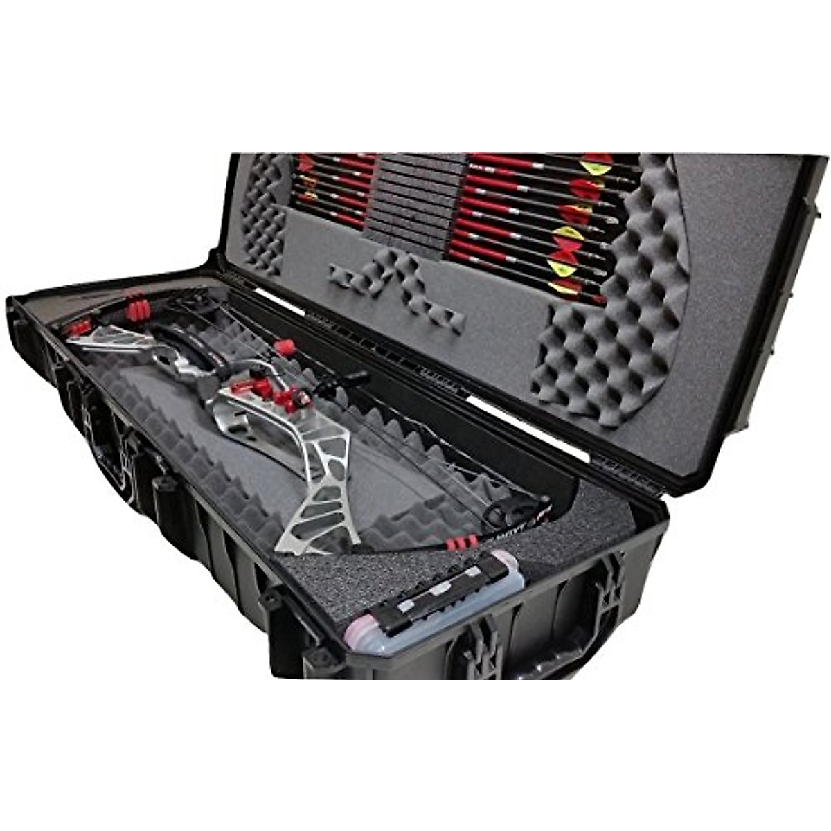 Case Club Waterproof Parallel Limb Compound Bow Pre-Cut Case with Silica Gel to Help Prevent Rust