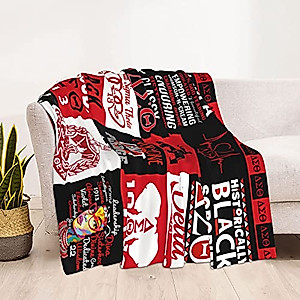 Sorority Gifts for Women Blanket 50"x60"Super Soft Flannel Throw Positive Blanket Gift for Girls