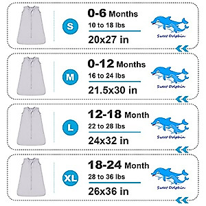 All Season Micro-Plush Baby Wearable Blanket, Ultra light - Unisex Clothes for Toddlers, Sleeveless Warm Soft Plush Sleep Bag and Sack with Inverted Zipper (TOG 1, Medium, Age 0-12 Months) - Grey