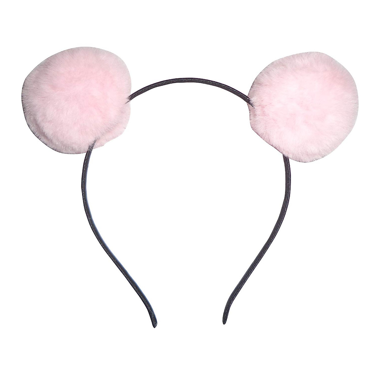 Pom Pom Headband Hairband Headwear Head Hoop Animal Cute Soft Fluffy Style for Girls Boys Costume