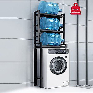 Articles for daily use Adjustable Bathroom Organizer Above Washer Dryer Storage Shelf, Over The Washing Machine Space Saving Rack, Laundry Room Balcony Shelving Units, 69X60X177cm