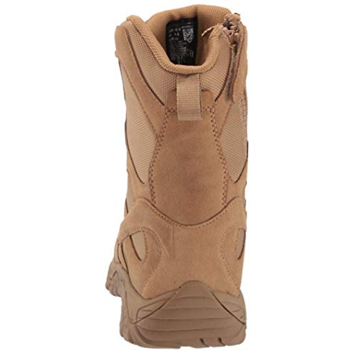 Merrell Men's Moab 2 8" Defense Zip Composite Toe Military and Tactical Boot, Coyote, 11.5 Wide