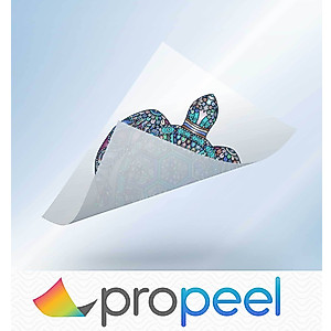 Propeel Window Cling Sheets and Banners for White Toner Laser Transfer Printers Clear 25pk 8.5 x 11
